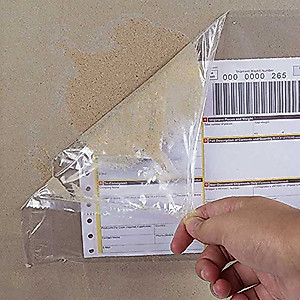 7.5'' x 5.5'' Packing List Pouches, Shipping Label Envelopes Clear Adhesive Top Loading Packing List - 100 Packs
