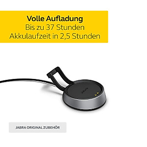 Jabra 14207-66 Evolve2 85 Desk Stand – USB-C Headset Charging Stand – Black