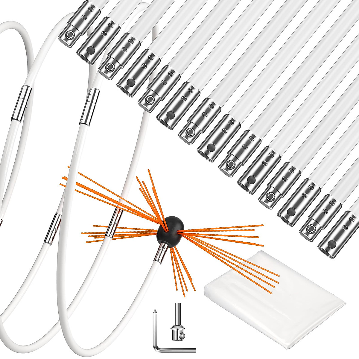 HOXHA Chimney Sweep Kit Cleaner