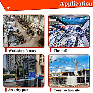 JIAWANSHUN Industrial Sound and Light Alarm Siren Horn with Strobe Outdoor/Indoor AC110V Emergency Flashing Light