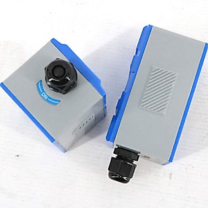 VTSYIQI TM-1 Medium Size Ultrasonic Flow Meter Transducers Clamp-on Sensor for Pipe Diameter DN50 to 700mm for Type of Wall Mounted TUF-2000SW TUF-2000B Module TUF-2000M Fixed TUF-2000F
