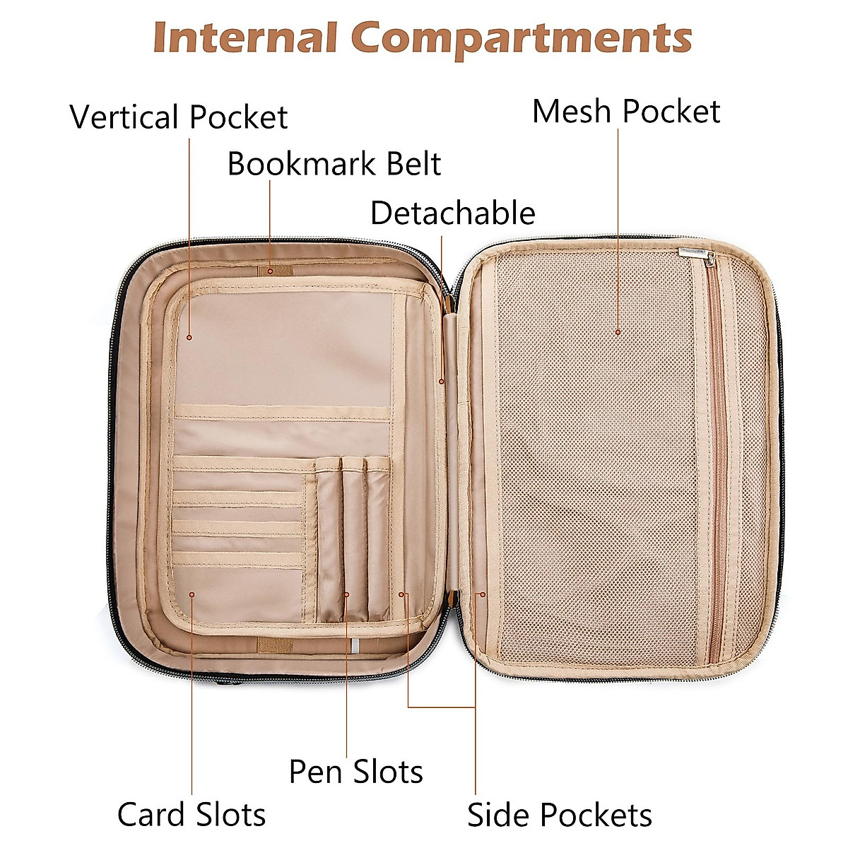 Bible Cover for Women - Stylish Large Bible Covers - Bible Case with Durable Handle - Bible Bag Journal Case - Bible Carrying Case for Women - Perfect Gift for Girls Kids Men Boys