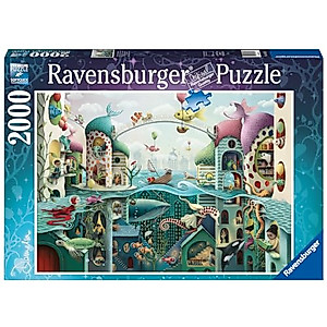 Ravensburger If Fish Could Walk 2000 Piece Jigsaw Puzzle - Unique Artisan Design | Softclick Technology Engaging Family Activity | Climate Pledge Friendly