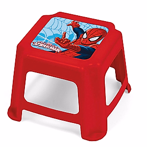 ARDITEX Spiderman-Pp Stool, Red, Medium