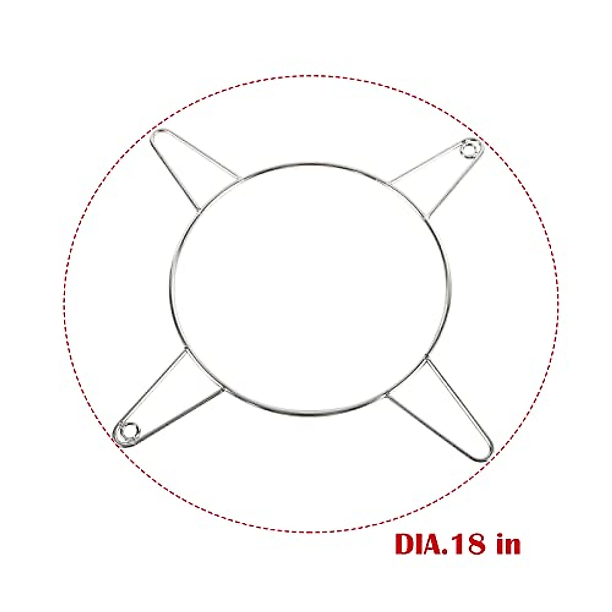 KJ-XR Rack for Kamado Joe Classic Grill Accessory, Kamado Joe Flexible Cooking System Accessory, X Accessory Ring Can Accommodate Kamado Joe Pizza Stone and Other Kamado Joe Accessories