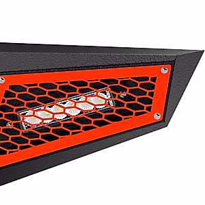 OBNAUX Front Bumper Compatible with 1987-2006 Jeep Wrangler TJ YJ LJ (2/4 Doors) Rock Built-in Winch Plate & D-rings