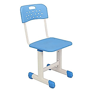 CuisinSmart Student Desk Chair Set Adjustable Kids Table Seats Classroom Furniture Blue