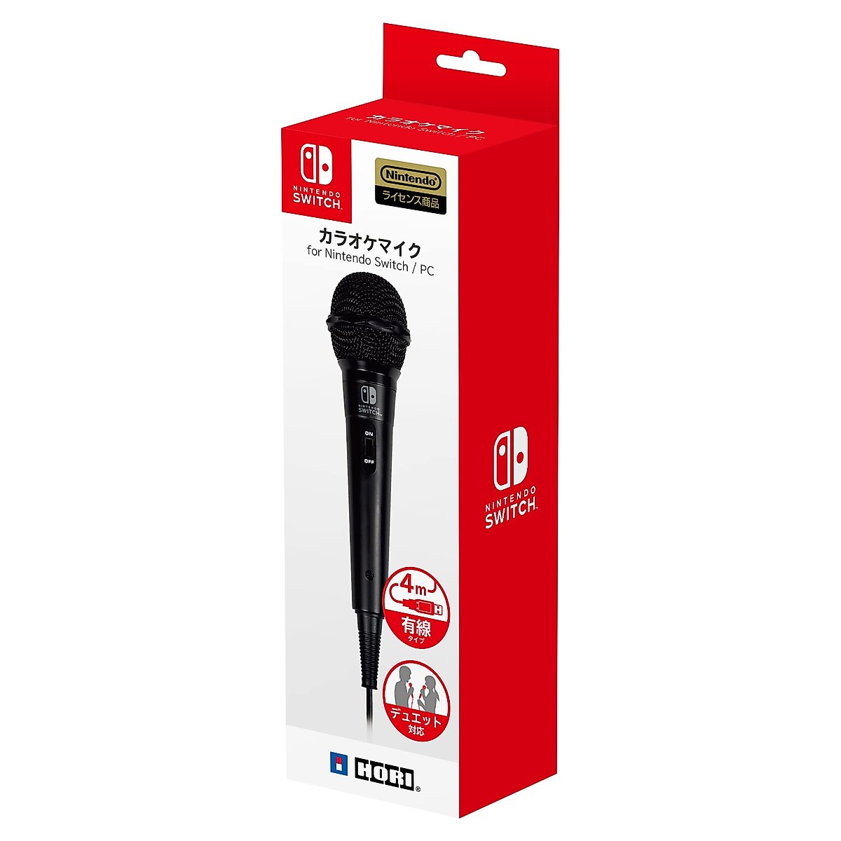ホリ 【任天堂ライセンス商品】 カラオケマイク for Nintendo Switch【Nintendo Switch対応】