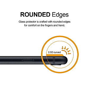 Supershieldz (2 Pack) Designed for iPhone SE (2022, 3rd Gen) / iPhone SE (2020, 2nd Generation) / iPhone 8/7 (4.7 Inch) Tempered Glass Screen Protector, Anti Scratch, Bubble Free