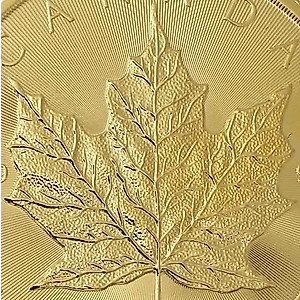 1979 - Present (Random Year) CA 1 oz Canadian Gold Maple Leaf Coin Gem Uncirculated 24K $50 GEMUNC PCGS