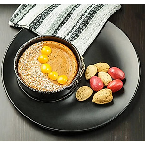 Tellshun 4 Inch Springform Pan Mini Baking Mold Round Leakproof Nonstick Removable Bottom Bakeware for Mini Cheesecakes, Pizza, and Quiches (1, 4 Inch)