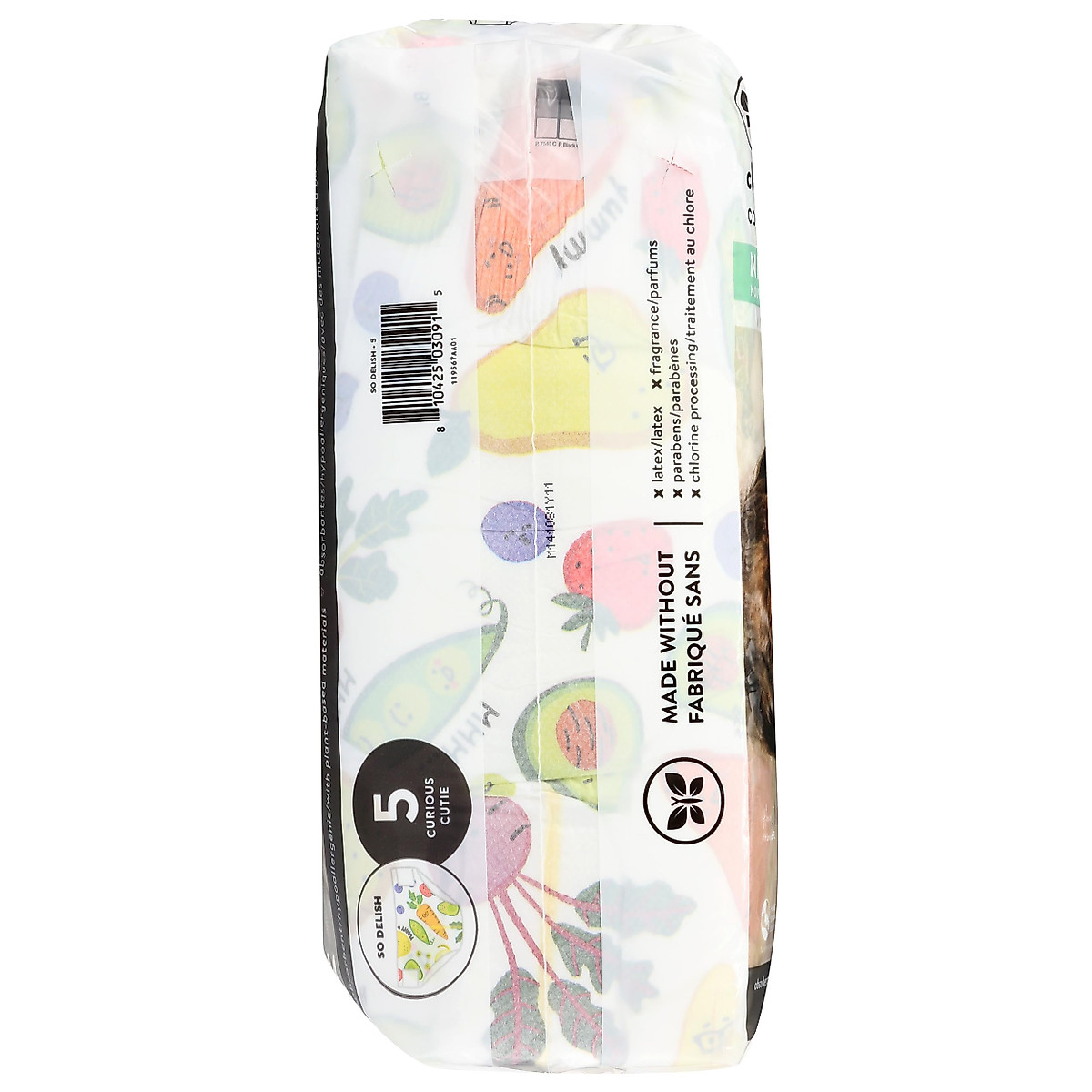 The Honest Company - Eco-Friendly and Premium Disposable Diapers - Pandas, Size 5 (27+ lbs), 20 Count