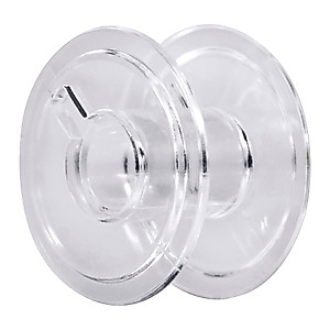 SINGER Bobbins Class 15 Transparent Plastic Bobbins – Replacement Bobbins for Sewing Machine, Sewing Machine Bobbins, Sewing Machine Accessories, 12ct