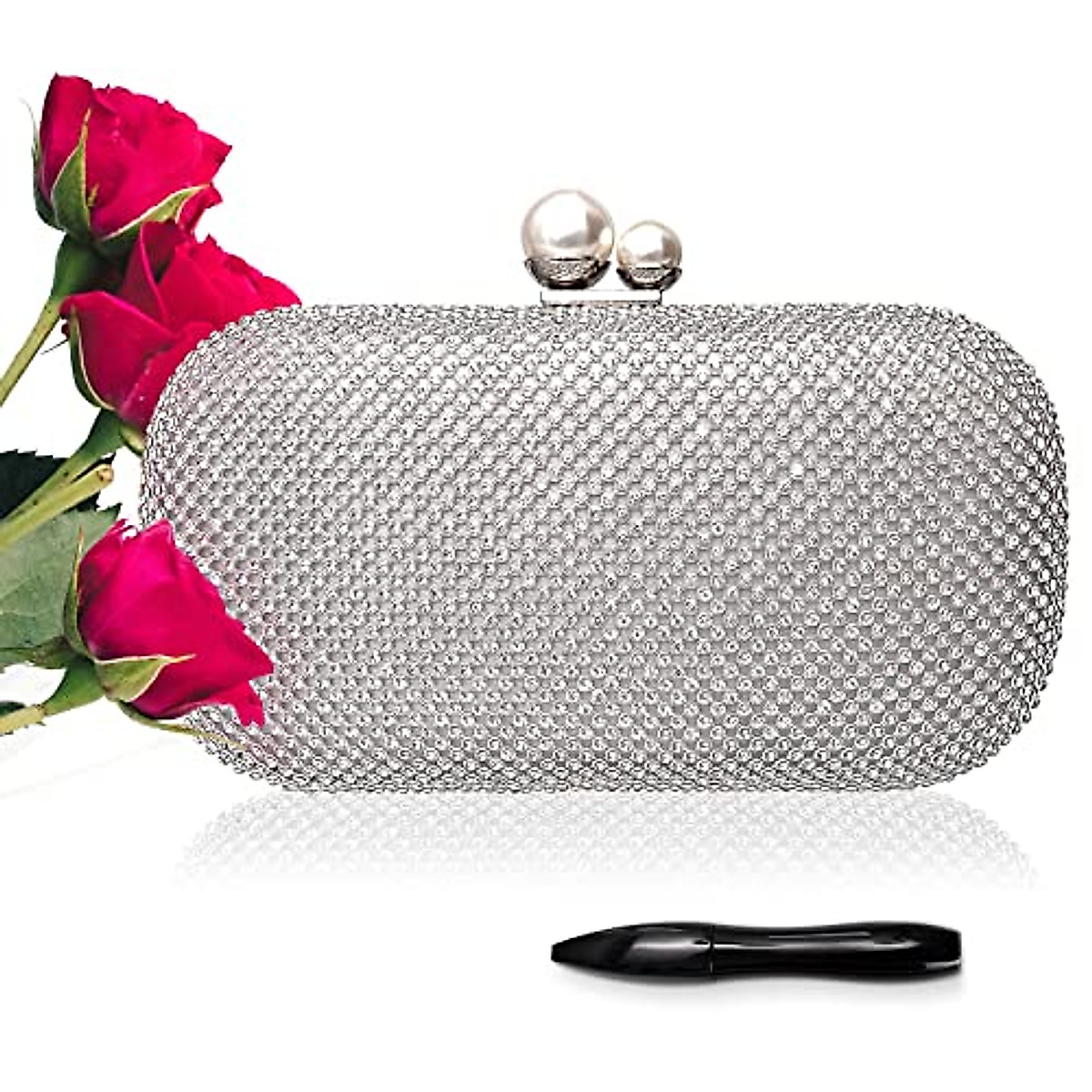 Sumnn Crystal Evening Clutch Woman Evening Bag For Party and wedding