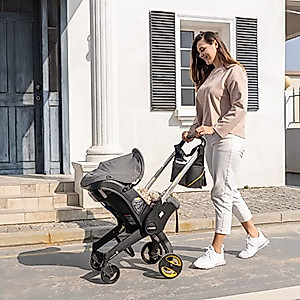 Upperkids Essentials Bag Compatible with Doona Infant Car Seat Stroller, Stroller Accessories, Organizer Bag, Car Seat Bag included Cup Holder, Phone Pockets, Wipes Pocket, Easy Access Baby Essentials