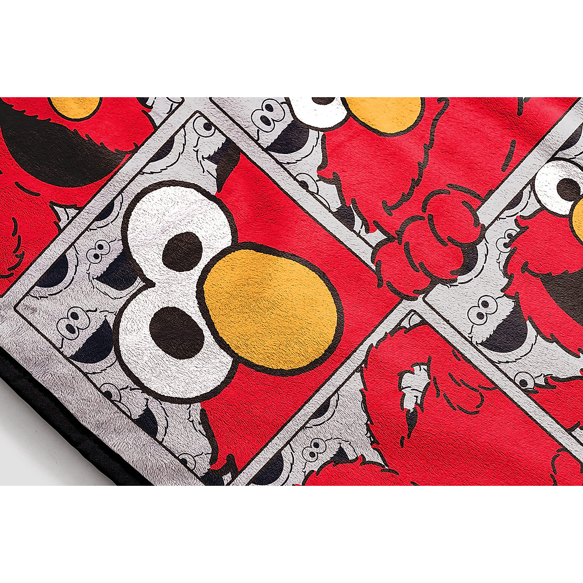 Jay Franco Sesame Street Hip Elmo Throw Blanket - Measures 40 x 50 inches, Kids Bedding - Fade Resistant Super Soft Fleece