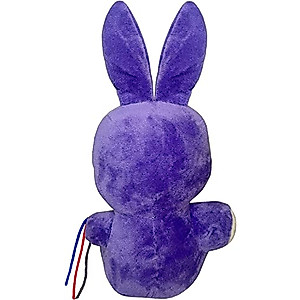 ULTHOOL FNAF Withered Purple Bunny Plush Toys, 11 Inches FNAF Security Breach Bonnie Doll, Collectible Nightmare Freddy Plush Toys for Kids Fans (Withered Purple Bunny)