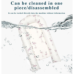 Youlvy Baby Lounger Nest, 100% Cotton Breathable co Sleeper for Baby in Bed, Portable Bag Baby Lounger for Newborn with Extended Space & Adjustable Size to 3 Years Old-Animal World Blue 4