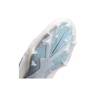 Nike Men's Alpha Menace Pro 2 Mid Football Cleats, White/Black, 11