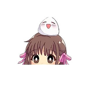 Tohru Fruit Basket Peeker Car Stickers Camper Waterproof Sunscreen Decals RV JDM Car Accessoires
