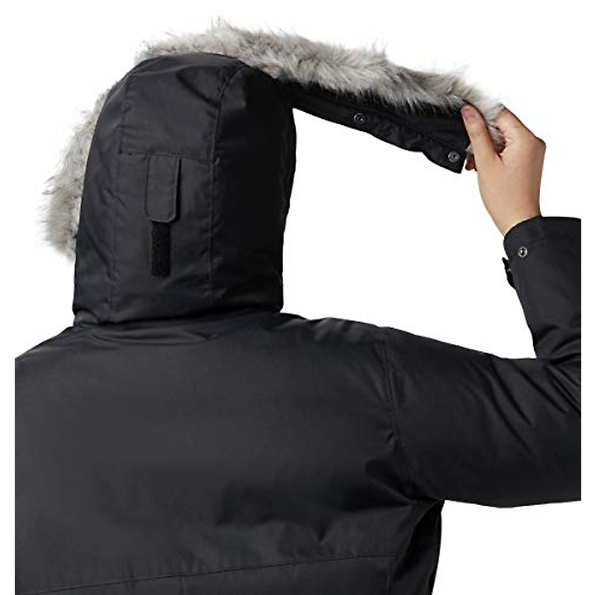 Columbia Women's Suttle Mountain Long Insulated Jacket, Black, X-Large