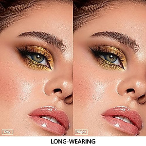 Anglicolor Glitter Eyeshadow Diamond, Liquid Eyeshadow Long-Lasting Quick-Dry, Lightweight Smooth, Shimmer Eyeshadow, Metals Gloss Sparkling Eyeliner Pen, Cosmetics Gift for Girls and Women