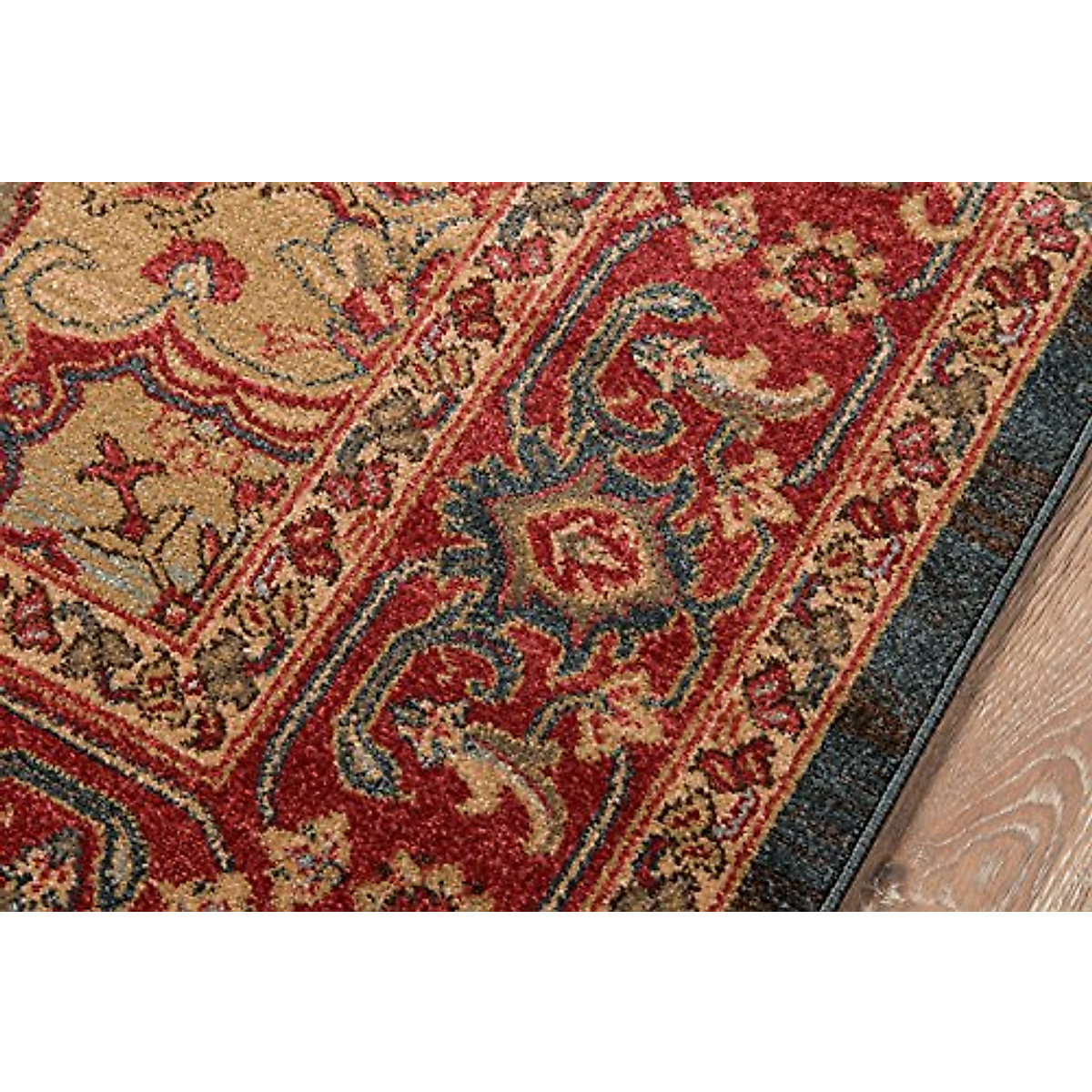 Momeni Rugs Ghazni Collection, Traditional Area Rug, 2' x 3', Navy Blue