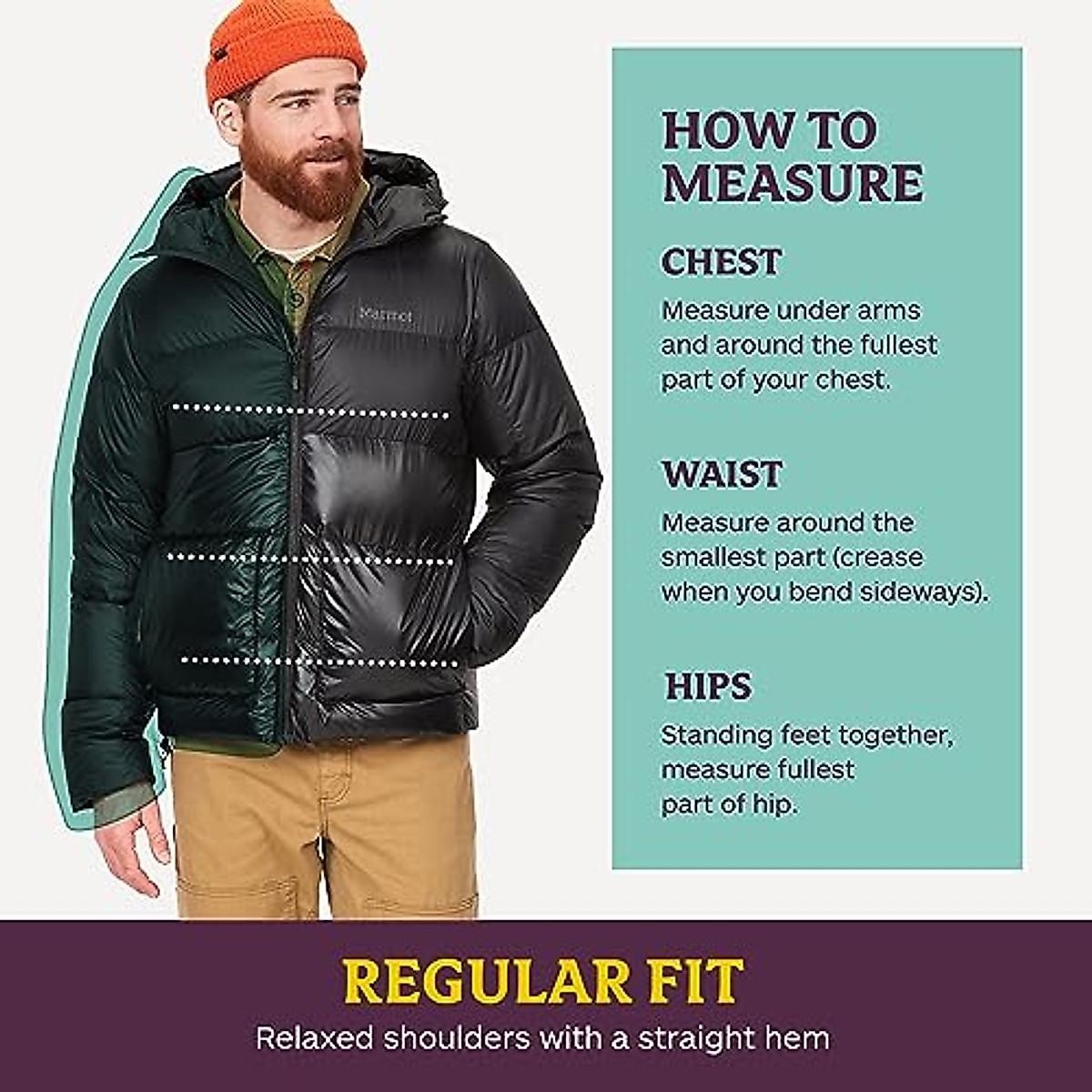 MARMOT Herren Guides Down Hoody Winter Puffer Jacket, Ultra leichte Daunenjacke 700 Fill Power Warme Mit Kapuze Wasserabweisend Winddicht, Bronze/Stargazer, Small US