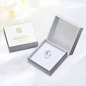 Mermaid Tail Rings Sterling Silver Whale Dolphin Tail Ring Adjustable Wave Ring Blue Mermaid Rings Fishtail Ring with Blue Cubic Zirconia Halloween Mermaid Jewelry Gifts for Women Girls