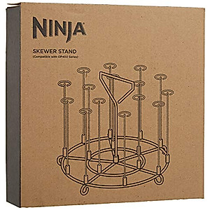Ninja - AOP103BRN Ninja Foodi Skewer Stand, 1 piece, stainless steel
