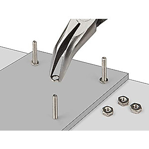 TEKTON Mini Bent Long Nose Pliers | PMN11301