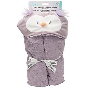 GUND Baby Lil’ Luvs Hooded Blanket, Quinn Owl, Ultra Soft Plush Security Blanket for Babies and Newborns