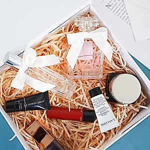 AIMUDI White Satin Ribbon Twist Tie Bows 3.5" Pretied Bows Premade Craft Bows for Treat Bags Cake Pop Gift Wrapping Basket Wedding Favors Cookie Candy Bagging Baby Shower - 50 Counts