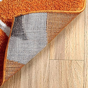 nuLOOM Gabriela Contemporary Accent Rug, 2' x 3', Deep Orange