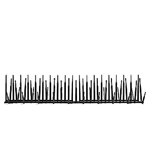 Plastic Bird Spikes 7 inch Wide Black 50 ft. Box