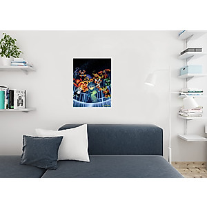 Mega Man Legacy Collection Video Game Video Gamer Classic Retro Vintage 90s Gaming MegaMan Capcom Legacy Collection Megaman 11 Mega Man X Dr Wily Cool Wall Art Print Poster 24x36