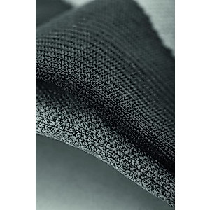 JOBST 7528911 Sport Knee High 15-20 mmHg Compression Socks, Black/Grey, Medium