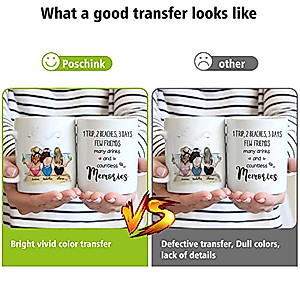 Poschink SG500 SG1000 Sublimation Ink Cartridges | Upgraded Firmware 3.03 | for SAWGRASS Virtuoso SG500 SG1000 Printers (Black, Cyan, Magenta, Yellow - 4 Packs)