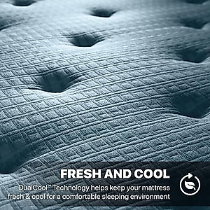 Beautyrest Silver BRS900 12” Extra Firm King Mattress, Cooling Technology, Supportive, CertiPUR-US, 100-Night Sleep Trial, 10-Year Limited Warranty, White