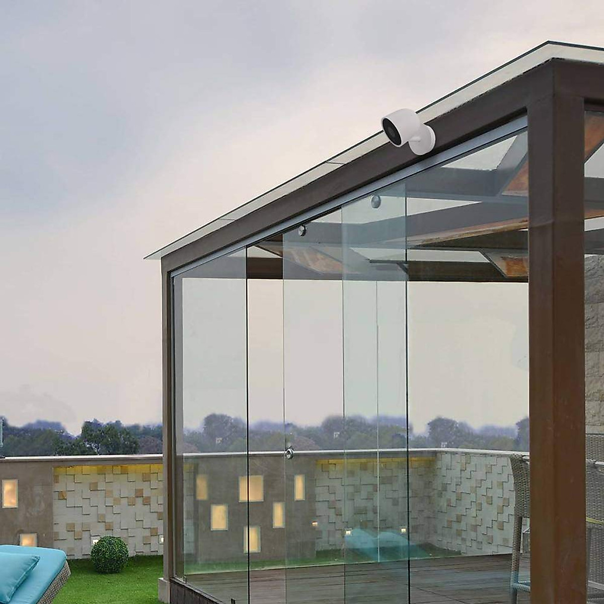 Wall Mount for Nest Cam IQ - Indoor Magnetic Mount for Nest Cam IQ No Drilling Needed(White, 1 Pack)