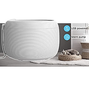 Nugget Smart Pet Drinking Fountain 2.5L for Cats & Dogs | Water Filtration | Silent Pump with Dry-Run Protection | Automatic Dish Cleansing