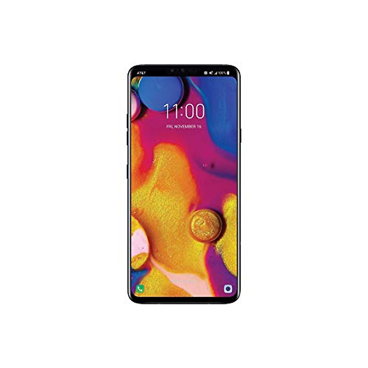 LG V40 ThinQ 64GB GSM Unlocked (AT&T/T-Mobile) 5-Camera Smartphone w/ 6.4" QHD+ Display - Aurora Black (Renewed)