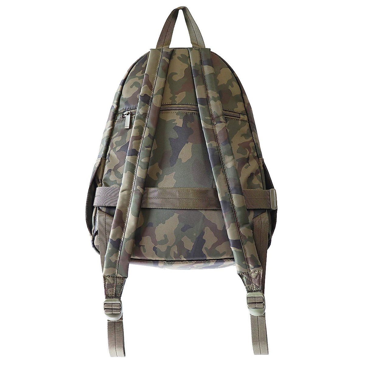 Hedgren Earth Sustainably Made Backpack with Detachable Waistpack, Olive Camo Green