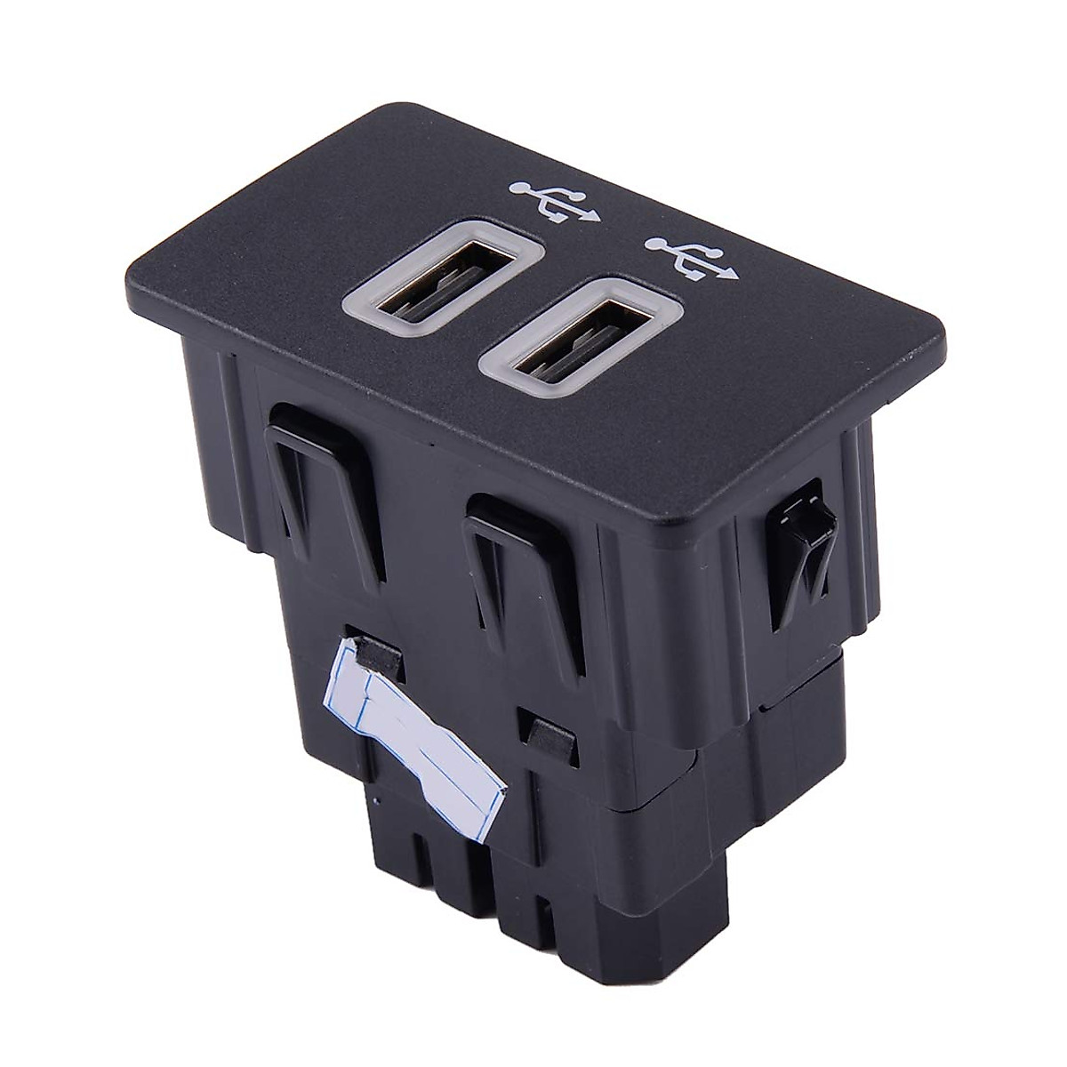 LETAOSK Dual USB Hub Ports Interface Module Fit for Ford Sync 3 Carplay Multimedia