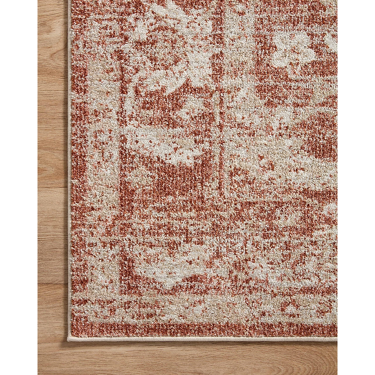 Loloi II Odette Collection ODT-03 Rust/Ivory 7'-10" x 10' Area Rug