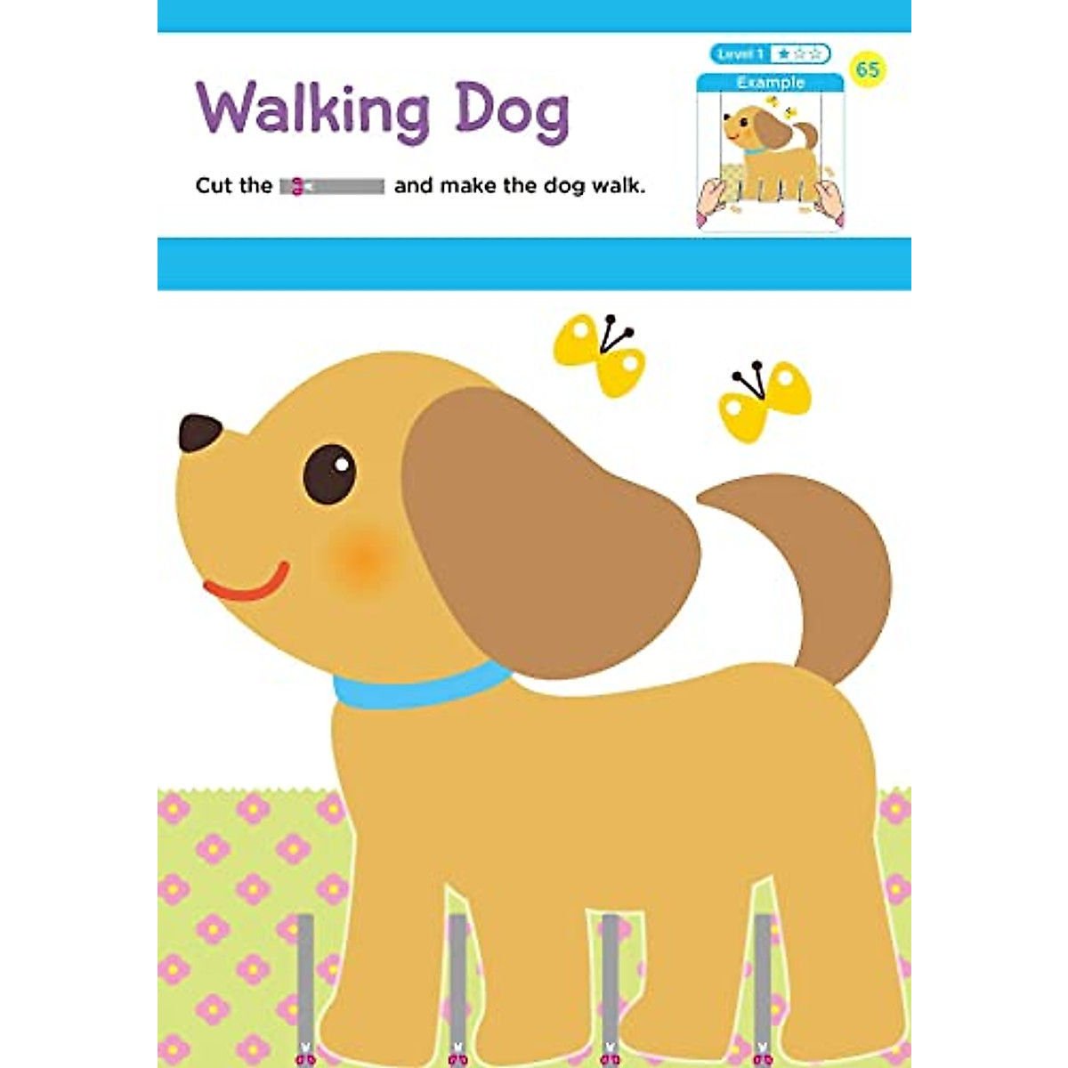 Play Smart My First Cutting Book 2+: Preschool Activity Workbook With 70+ Stickers for Children With Small Hands Ages 2, 3, 4: Basic Scissor Skills (Mom’s Choice Award Winner)