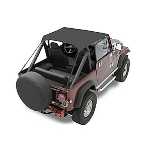 Bestop 5250801 Traditional Bikini Top for 1976-1991 CJ7/CJ8 & Wrangler,Black