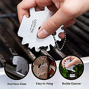 Wood Smoked BBQ Grill Set | Cooking Gifts & Grilling Gifts for Men | Gifts for Dad, Brother, Boyfriend, & Husband | Unique Barbeque Grill Accessories, 8-Piece Mens Gift Set, Outdoor Gifts