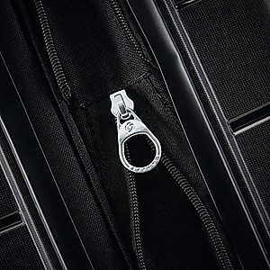 Samsonite Freeform Hardside Expandable with Double Spinner Wheels, Checked-Large 28-Inch, Black