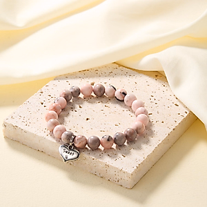 MIXJOY Happy Birthday Gifts for 5-25 Year Old Girls, Birthday Braided Beads Bracelet Gifts for Age 5 to 25 Daughter Granddaughter Niece, Medium, Stainless Steel, no gemstone